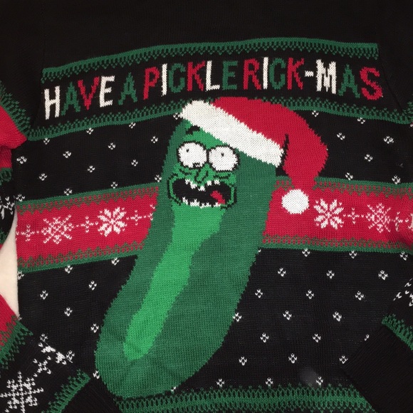 Sweaters | Rick And Morty Pickle Rick Holiday Sweater | Poshmark